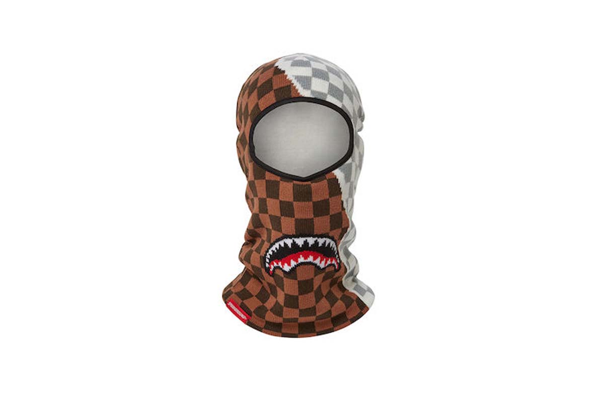 Sprayground Brown Tear Away Ski Mask (910HW368NSZ) | Saintsoles.com
