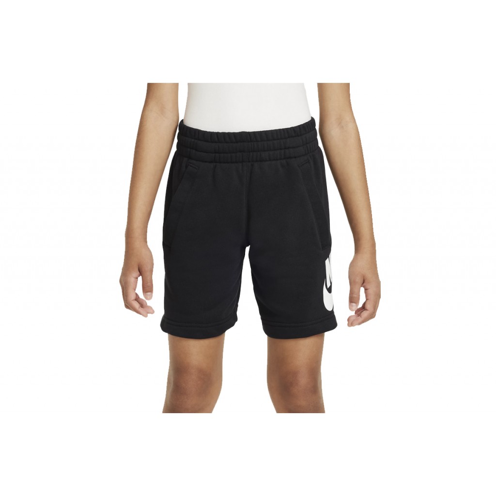 Nike Sportswear Club Fleece Παιδική Αθλητική Βερμούδα Μαύρη ...