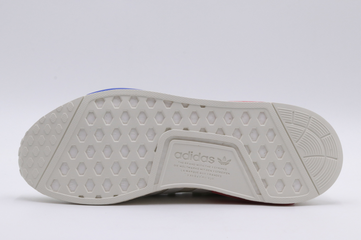 Adidas Originals NMD_R1 Ανδρικά Sneakers Λευκά, Μπλε, Κόκκινα ...